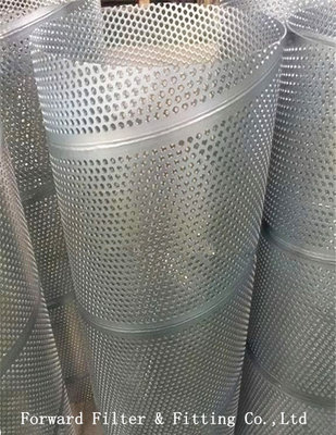 316L Stainless Steel Perforated Metal Tube For Tubing Strength And Decorative