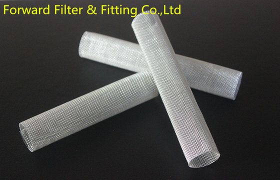 SUS 304 Stainless Steel Decorative Perforated Metal Mesh Tube , 20M Length