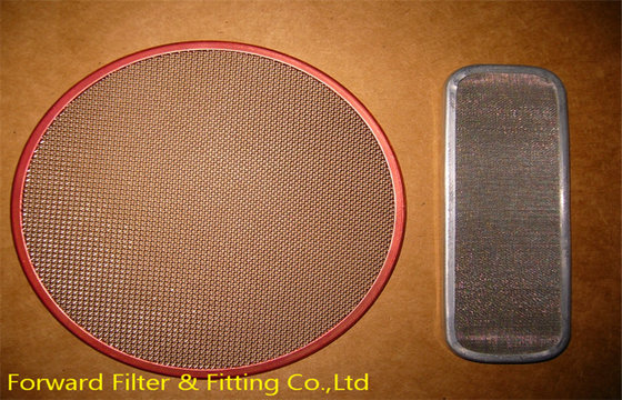Petroleum Round Wire Mesh Filter Disc , SUS304 Stainless Steel Mesh Filter