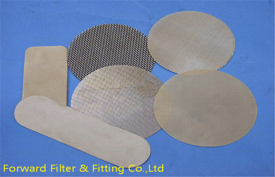 Petroleum Round Wire Mesh Filter Disc , SUS304 Stainless Steel Mesh Filter
