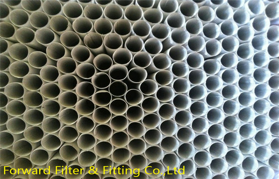 Architectural Wire Mesh Tube / Perforated Metal Tubing Stainless Steel