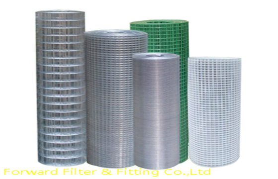 Low Carbon Steel Architectural Woven Metal Mesh / PVC Coated Welded Wire Mesh