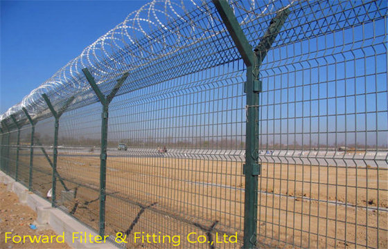 Concise Structure Hot Dip Galvanizing Welded Wire Mesh Fence for Municipal Engineering