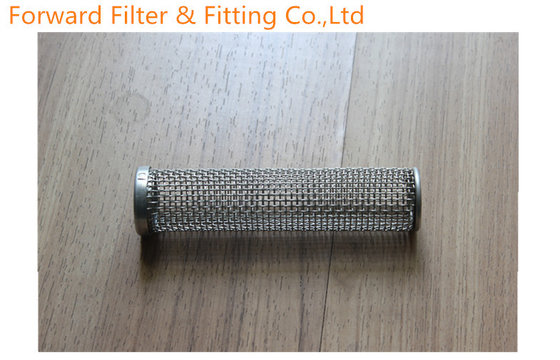 Stainless Steel Wire Mesh Filter Tube / Perforated Metal Mesh For Filter Center Tube