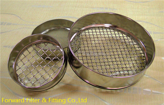 Wire Mesh Test Sieve / Perforated Plate Test Sieve for Pharmacy Testing