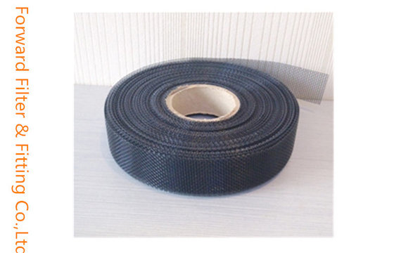 Filter Screen Weld Epoxy Coated Wire Mesh Stainless Steel , Black Wire Cloth
