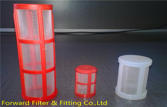 Welded Perforated Wire Mesh Tube , Automotive Exhaust System Nylon Mesh Filter