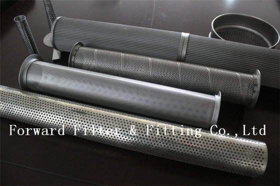Pleated Stainless Steel Mesh Filter Cartridge For Liquids / Mesh Screen Filter