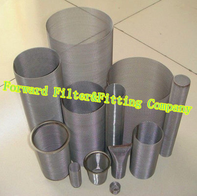 Perforated Galvanized Steel Wire Mesh Tube With High Filtration Precision