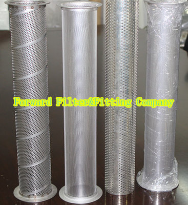 Reusable Perforated Stainless Steel Mesh Filter Tube For Water Filter Cartridges
