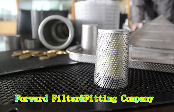 Custom Perforated Metal Mesh Filter Elements With Stainless Steel SUS316