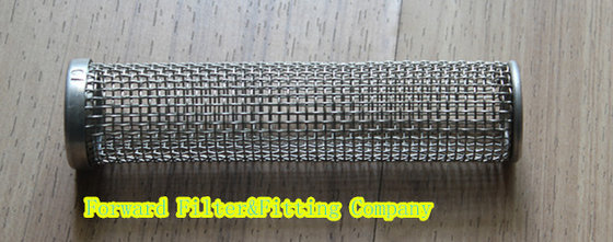 Custom Perforated Metal Mesh Filter Elements With Stainless Steel SUS316