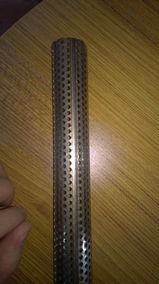 Durable Round Supporting Perforated Metal Pipe 6 Inches Diameter