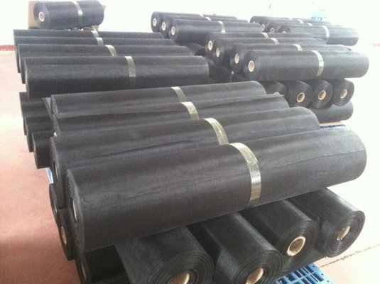 Strong Security Black Pvc Coated Wire Mesh For Gas Or Liquid Filter , 20x20 Mesh
