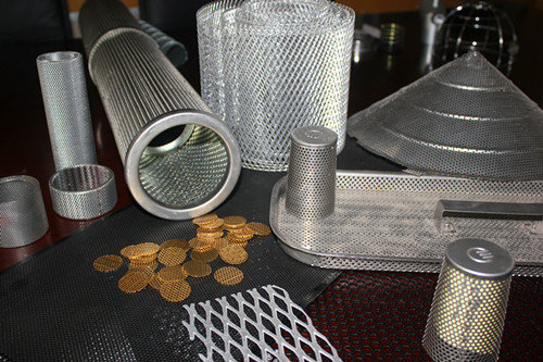 Perforated Metal Cylinder Cone Filter And Conical Strainer Filter In Wire Mesh