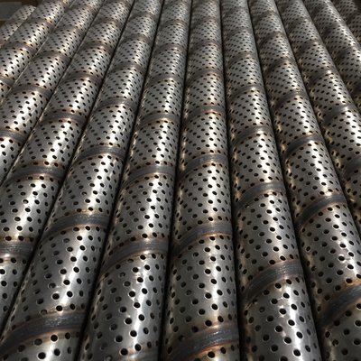 Industrial Structure Perforated Metal Tube Mill , High Frequency Welding