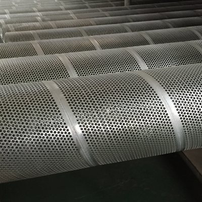 Industrial Structure Perforated Metal Tube Mill , High Frequency Welding