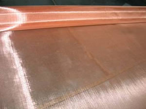 Copper / Brass Screen Woven Metal Mes for sieving pellet , porcelain clay and glass