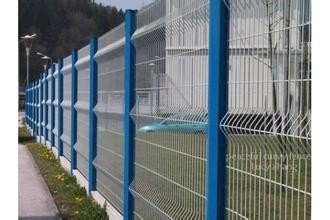 PVC Coating Welded Wire Mesh Pannel Fence For Protecting , Isolation