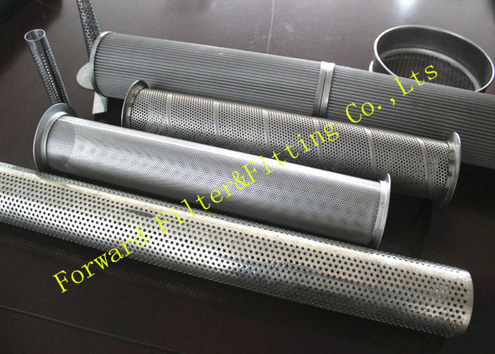 Galvanized Stainless Steel Perforated Pipe Large Diameter 1/4 -12" Center Tube