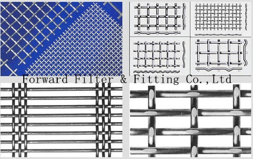 Metal Wire Crimped Woven Mesh Used in Mining Petroleum Chemical Construction