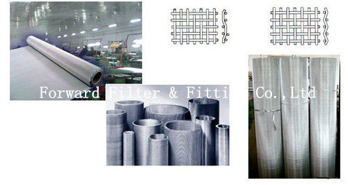 Compound Woven Metal Mesh High Strength 316 L Steel Wire Mesh