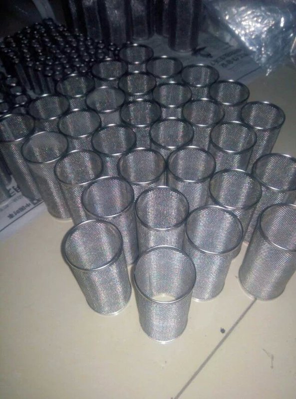 Stainless Steel SS Wire Mesh Air Filter Tube And Cone And Disc Shape