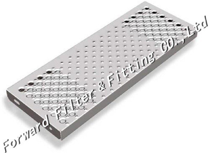 Smooth Surface Metal Perforated Sheet / Silver Perforated Metal Wall Panels
