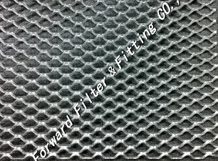 PVC dipping Metal Plate Mesh / Iron Plate Mesh ASTM Standard