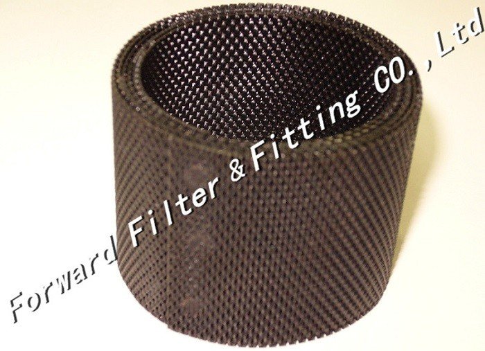 Epoxy Coated Black Wire Mesh / Epoxy Wire Cloth Customized