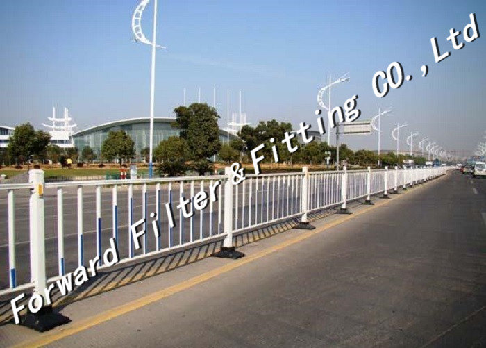 Road Isolation Guard Rail Or Bar PVC Coated Fence For Separation