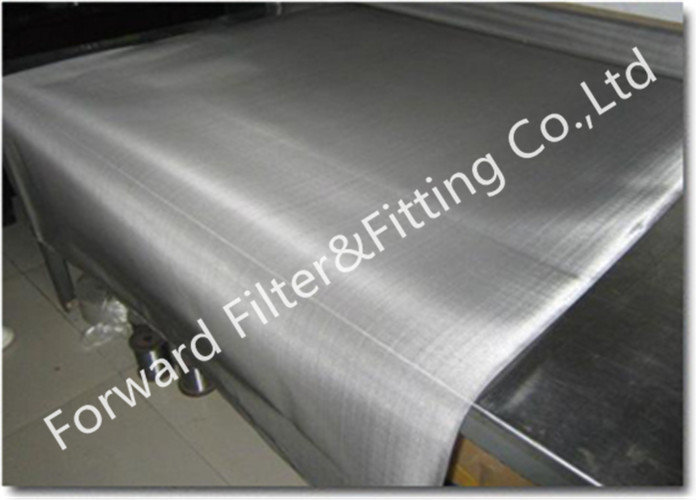 Sus302 / 304 / 304l / 316l / 316 Stainless Steel Wire Mesh Screen Silver
