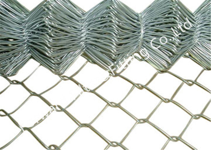 Colorful Chain Link Wire Mesh Pvc Coated Wire Fencing For Protecting 1 - 4m Height