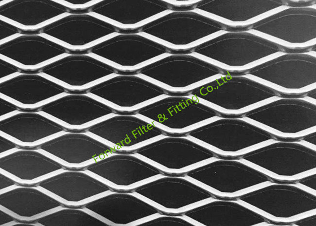 Carbon Steel / SS304 Expanding Metal Mesh Ceiling Decoration For Filtration