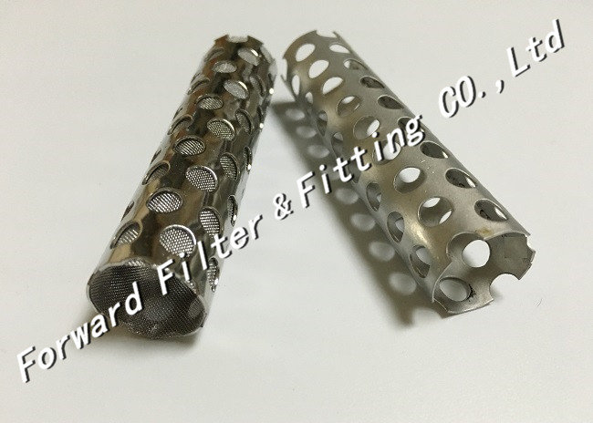 ODM / OBM Perforated Metal Pipe For Noise / Strainer / Oil / Water / Gas
