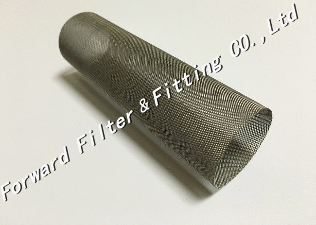 OEM Wire Mesh Tube Filter for Industrial food and drug filtering processing / lab