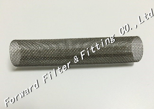 OEM stainless steel mesh tube Filter for Industrial / lab / gas filter , ISO9001 Approved