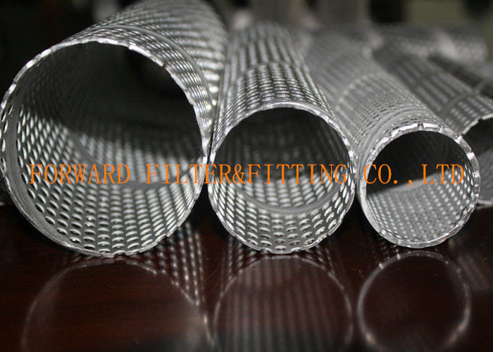 Multilayer Strainer Cup / Cover Ring Perforated Metal Pipe Rough Filtration
