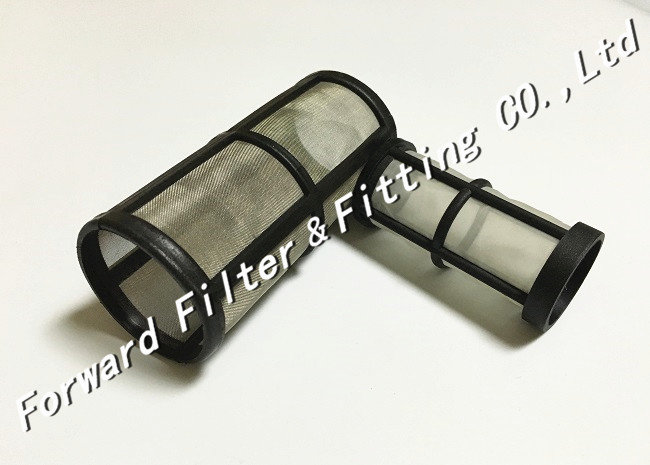Welded Perforated Wire Mesh Tube , Automotive Exhaust System Nylon Mesh Filter