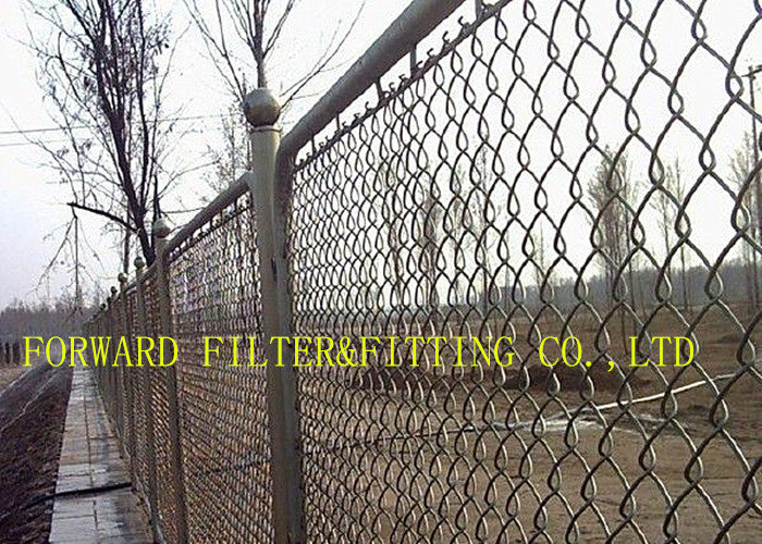 Hot Dipped Galvanized / PVC Coated Fence with Galvanized Iron Wire Material