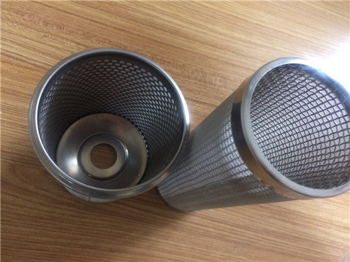 Larger Diameter Welding Stainless Steel Perforated Exhaust Pipe For Filter Frame