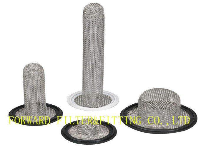 Aluminum / Stainless Steel SUS304 Wire Mesh Filter With Plastic Wrap Edge