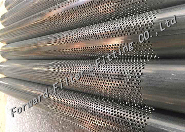 Carbon Steel / Stainless Steel SS304 Perforated Steel Pipe Diameter 28mm ～ 304.8mm