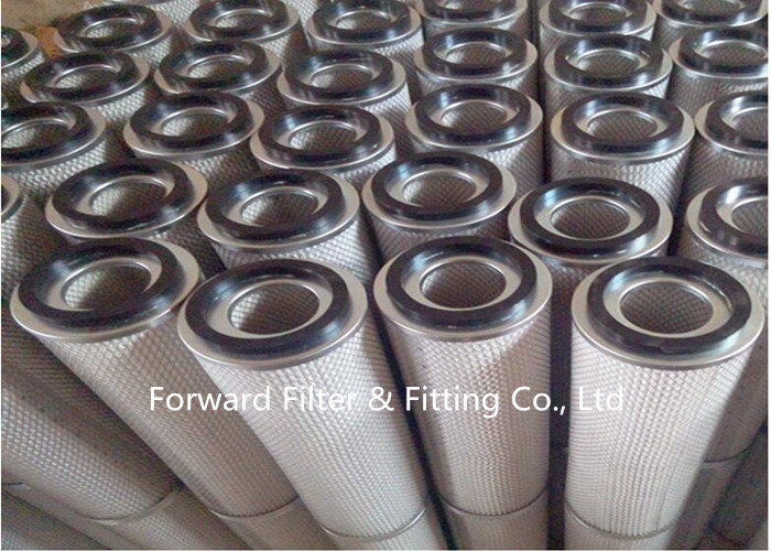 Self Cleaning Air Dust Filter 325 * 660 Industrial Polyester Fiber / Non-Woven / Dust Filter Cartridge
