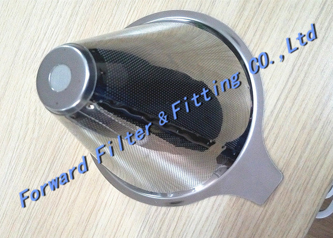 Tea Funnel Double Layer Filtrate 550um Stainless Steel Wire Mesh Filter Miniature Punching  SUS316