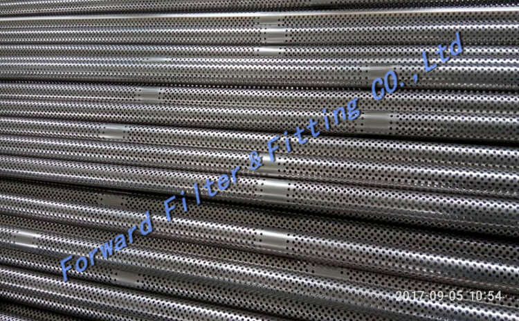 Custom Longitudinal Welded Stainless Steel Perforated Metal Tube Standard Specification