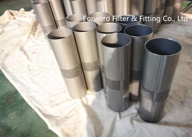 409/201/304 Car Muffler Inner Tube , 3 Inch Metal Punching Pipe , Exhaust System Dedicated Pipe