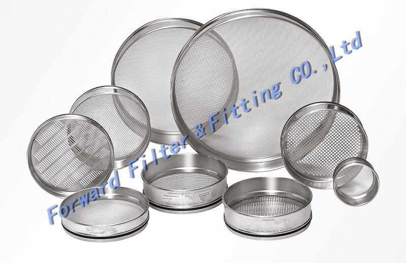 Stainless Steel Test Sieve Mesh Sieve / Particle Size Analysis Sieve