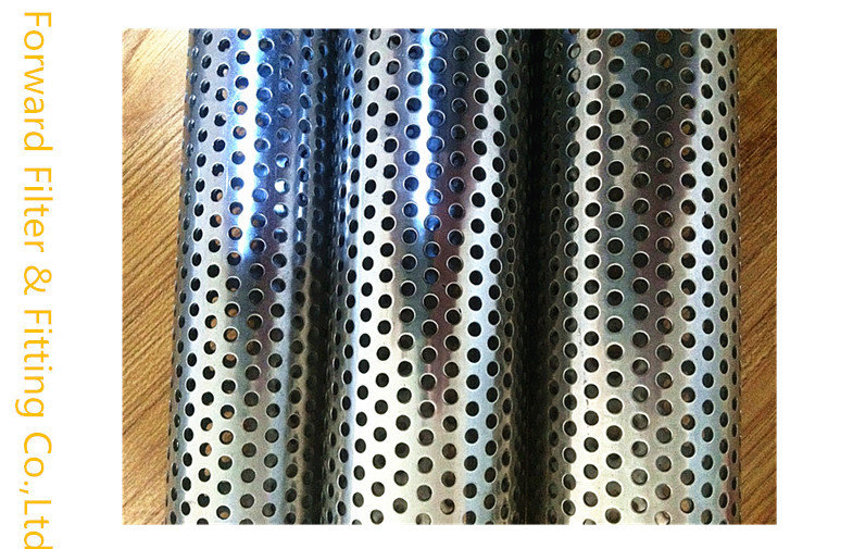 Filtration / Separation Perforated Metal Tube , Perforated Stainless Steel Tubing