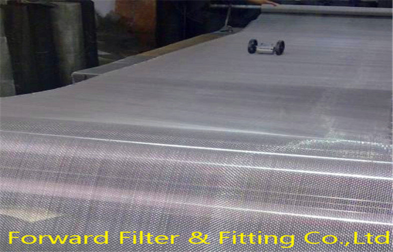 Black Plain Weave Stainless Steel Wire Mesh SUS302 / 304 / 304L / 3016 / 316L